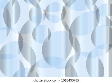 Interlocking Circles Blue Abstract Background Stock Illustration ...
