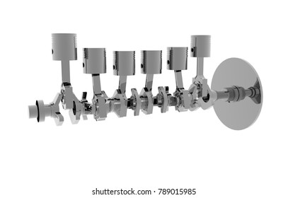 3d Illustration Car Engine Stock Illustration 1597398559