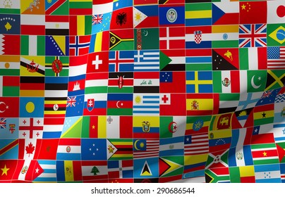 International 3d Global Flag Stock Illustration 290686544 | Shutterstock