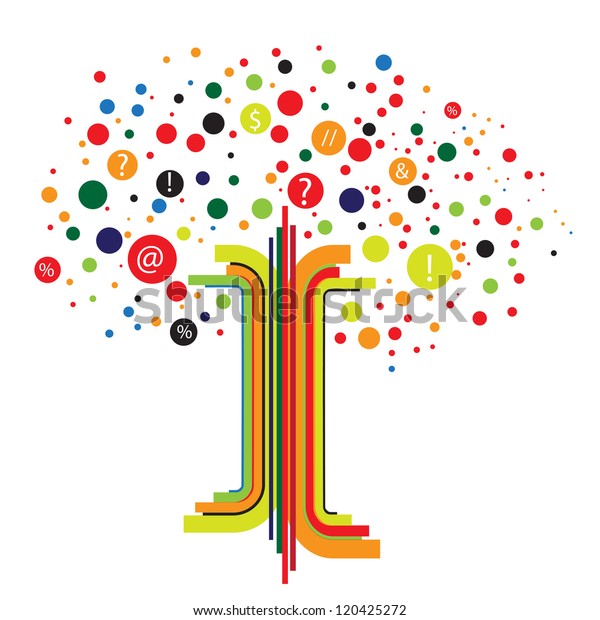 Internet Communication Tree Conceptual View: Hình minh họa có sẵn ...