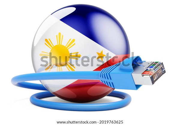 Internet Connection Philippines Lan Cable Filipino Stock Illustration ...