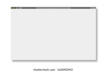 Internet Empty Page Concept Browser Window Stock Illustration ...