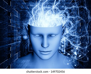Interplay Human Head Symbolic Elements On Stock Illustration 149702456 ...