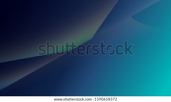 Intersection Curve Line On Gradient Blue Stock Illustration 1590658372 ...