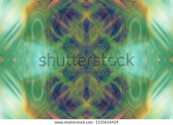 Intersection Rays Creates Beautiful Mosaic Pattern Stock Illustration ...