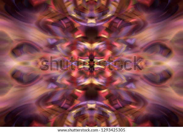 Intersection Rays Creates Beautiful Mosaic Pattern Stock Illustration ...