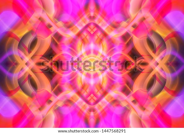 Intersection Rays Creates Beautiful Mosaic Pattern Stock Illustration ...