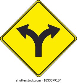 Intersection Sign Board Vector Graphics Stock Illustration 1833579184 ...