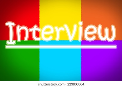 Interview Concept Text On Background Stock Illustration 223803304 ...