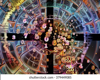 Into Infinity Series Visually Pleasing Composition Stock Illustration ...