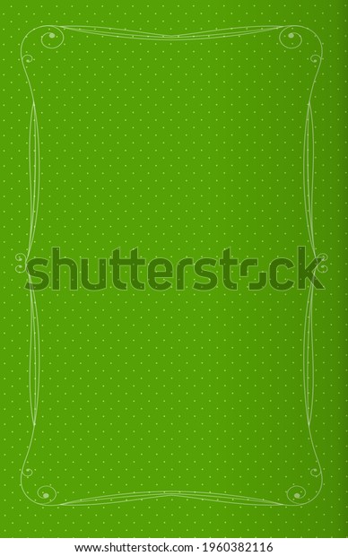 Invitation Background Design Green Pattern Stock Illustration ...