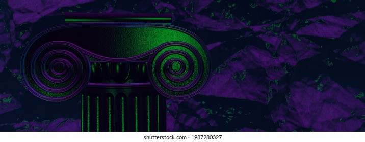 22 Column greek ionic neon Images, Stock Photos & Vectors | Shutterstock