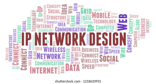 Ip Network Design Word Cloud: ilustración de stock 1218633931 ...