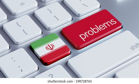 Iran High Resolution Problems Concept Stock Illustration 198728765 ...