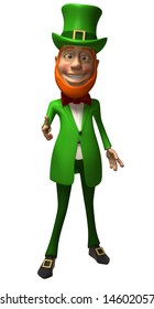 Leprechaun Clicking His Heels Together 스톡 벡터(로열티 프리) 353160926 ...
