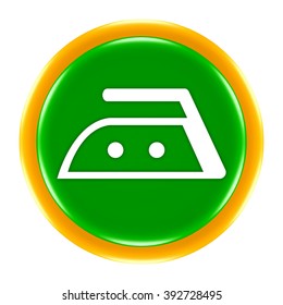 Iron Button Isolated Stock Illustration 392728495 | Shutterstock