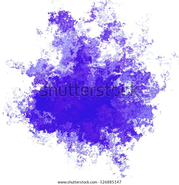Irregular Bright Violet Colored Digital Splash Stock Illustration ...