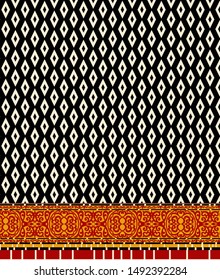 Islamic Pattern Design Illustration Artwork Textile Stock Illustration ...