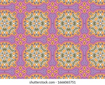 Islamic Pattern Ornament Background Decoration Stock Illustration ...