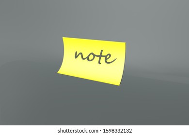 Isolated 3d Imagecreative Design Concept Note Stock Illustration ...