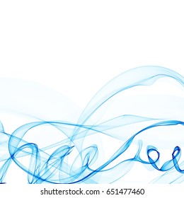 Blue Swirl Banner Background Stock Vector (Royalty Free) 25400998