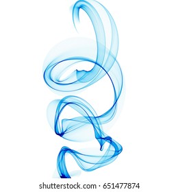 Isolated Abstract Smoke Shape Effect On Stock Illustration 651477874 ...