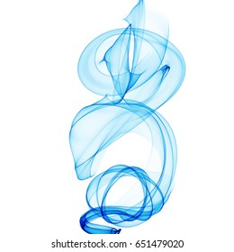 Isolated Abstract Smoke Shape Effect On Stock Illustration 651479020 ...