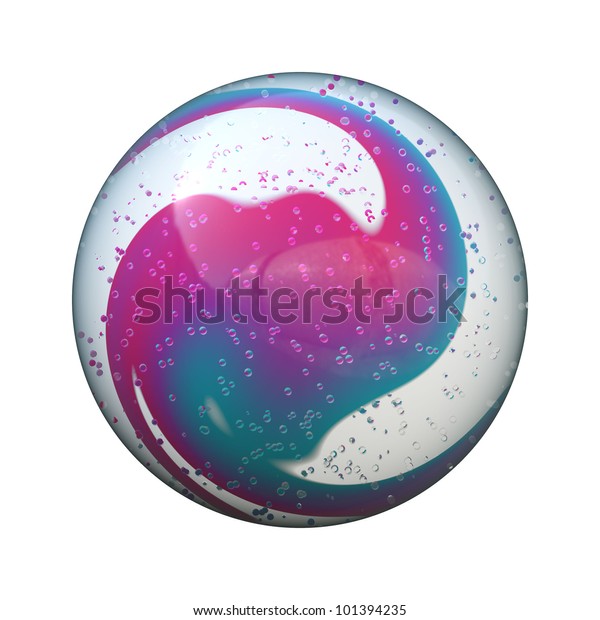 Isolated Marble Ball Stock Illustration 101394235