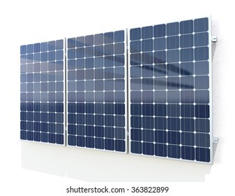 Solar Panel Isolated On White Background Stock Photo 1454528906 ...