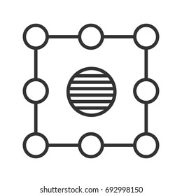 Isolation Symbol Linear Icon Thin Line Stock Vector (Royalty Free ...