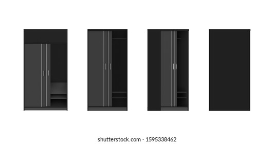 132 Clothing rack side view Stock Illustrations, Images & Vectors ...