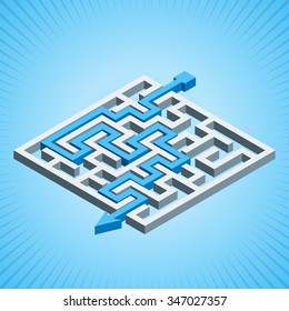 1,040 Maze infographic Stock Illustrations, Images & Vectors | Shutterstock