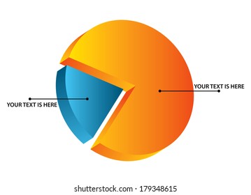 Isometric Pie Chart Stock Illustration 179348615 | Shutterstock