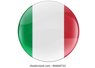 Italy Button Flag Stock Illustration 404669713 | Shutterstock