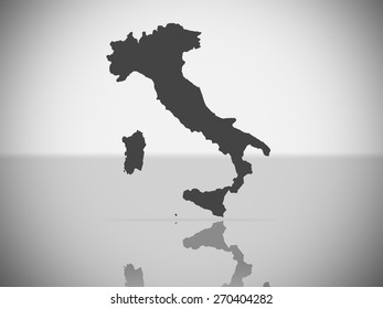 Italy Map Shape Stock Illustration 270404282 | Shutterstock