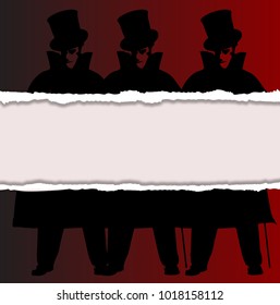 「Jack Ripper Background Shadows Ripp Silhouette」のイラスト素材 1018158112 ...