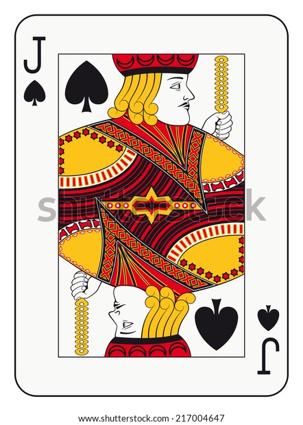 Jack Spades Playing Card Stock Illustration 217004647 | Shutterstock