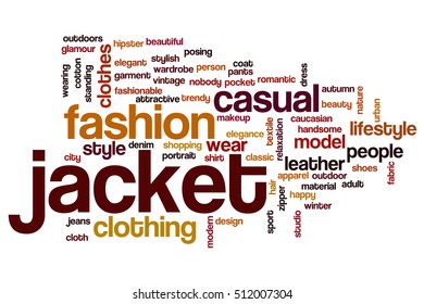 Jacket Word Cloud Concept Stock Illustration 512007304 | Shutterstock