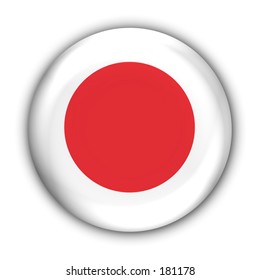 Japan Flag Button Stock Illustration 145740 | Shutterstock