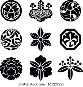 Japanese Emblems Stock Illustration 165229223 | Shutterstock