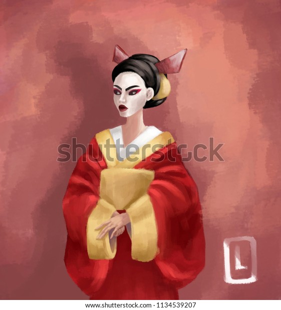 Japanese Native Custom Stock Illustration 1134539207 | Shutterstock
