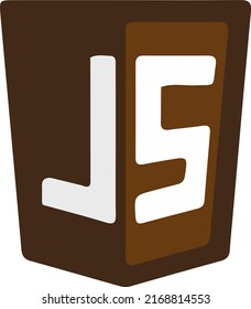 Java Script Brown Version Js Node Stock Illustration 2168814553 ...