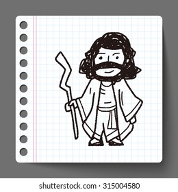 Jesus Doodle Stock Illustration 315004580 | Shutterstock