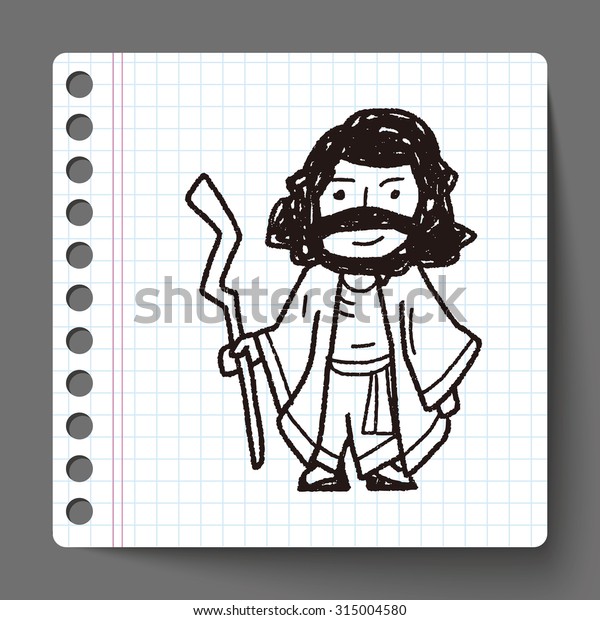 Jesus Doodle Stock Illustration 315004580 | Shutterstock