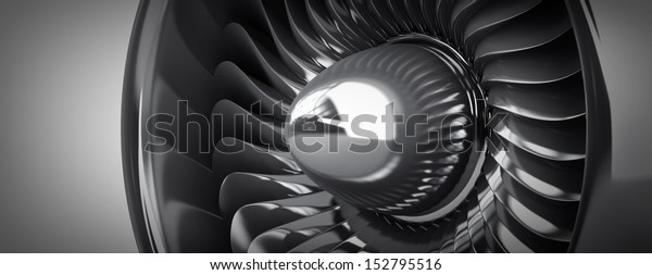Jet Engine Background High Resolution 3d Stock Illustration 152795516 ...