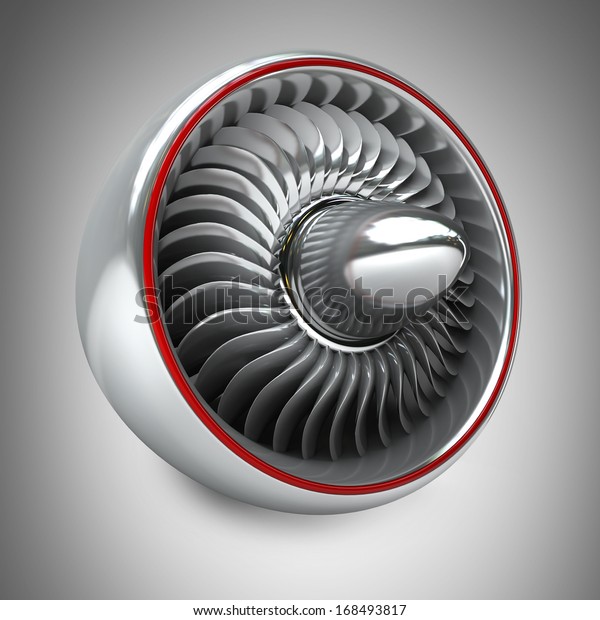 Jet Engine High Resolution 3d Stock Illustration 168493817 | Shutterstock