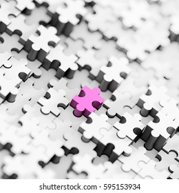 Jigsaw Background 3d Rendering Stock Illustration 595153934 | Shutterstock