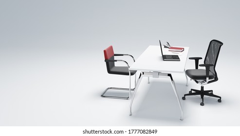Job Interview 3d Rendering Illustration Stock Illustration 1777082849 ...