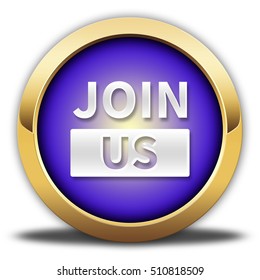 Join Us Button Isolated 3d Illustration Stock Illustration 510818509 ...