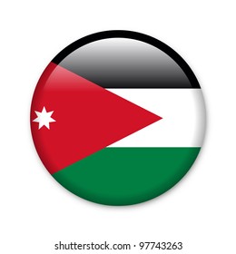 Jordan Glossy Button Flag Stock Illustration 97743263 | Shutterstock